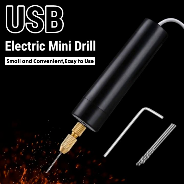 USB Mini Electric Drill DIY Electric USB Electric Drill Tools For Epoxy ...