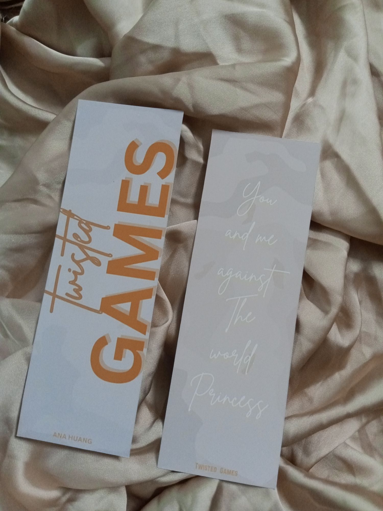 Twisted Game bookmarks|set of 2|Twisted series|Customized | Daraz.pk