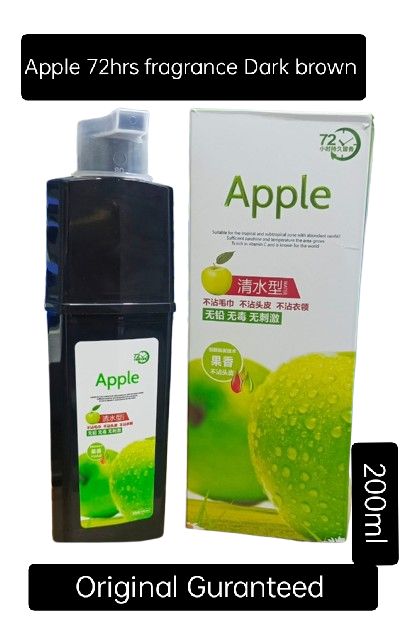 Apple Hair Colour 72 Dark Brown Amonia Free 200ml ( New Pump Bottle ...