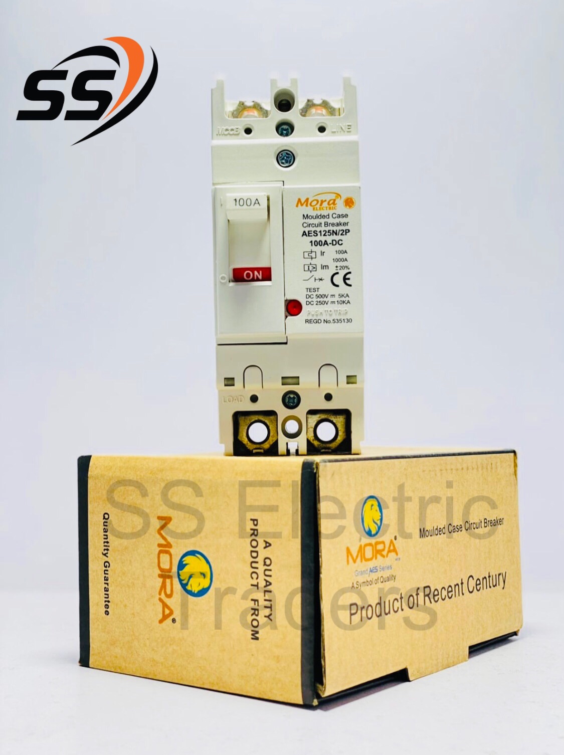 Mora DC 100A 2pole MCCB Breaker battery breaker Solar Panels Bracker | Daraz.pk