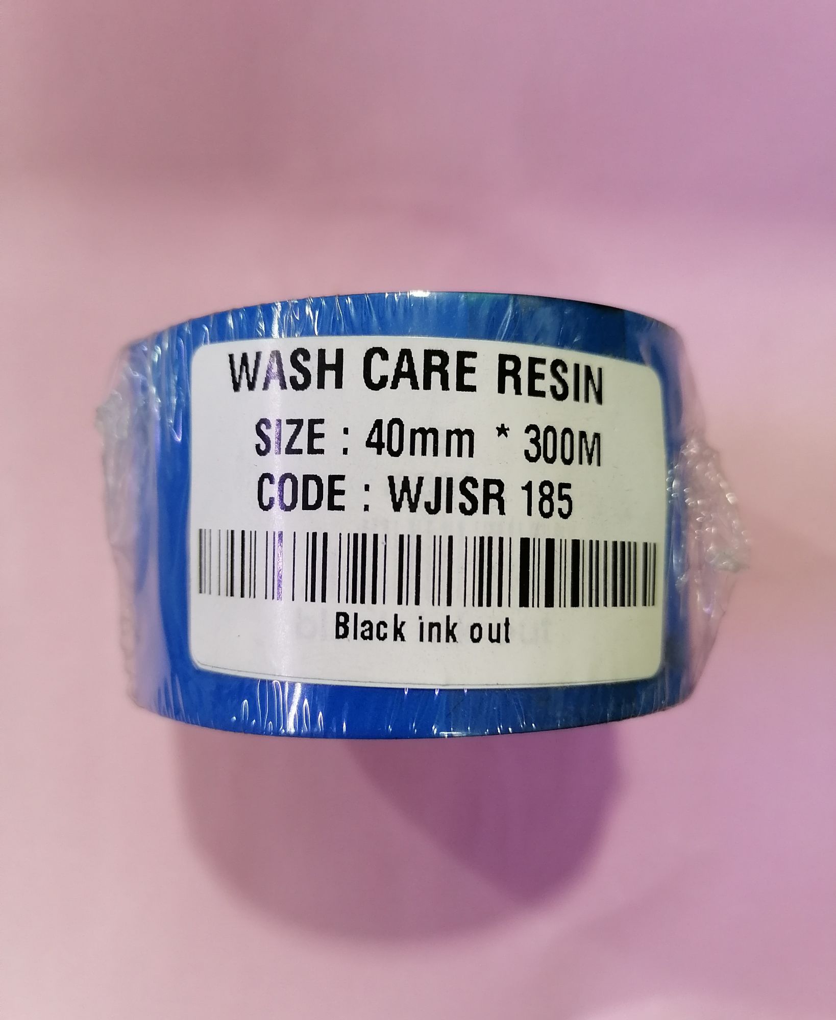 Wash Care Resin Ribbon 40mm x 300 Meter for Permanent Printing on ...