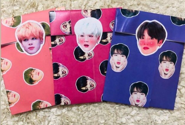 BTS Riddle Envelope _ surprise items inside each envelope for BTS Army ...