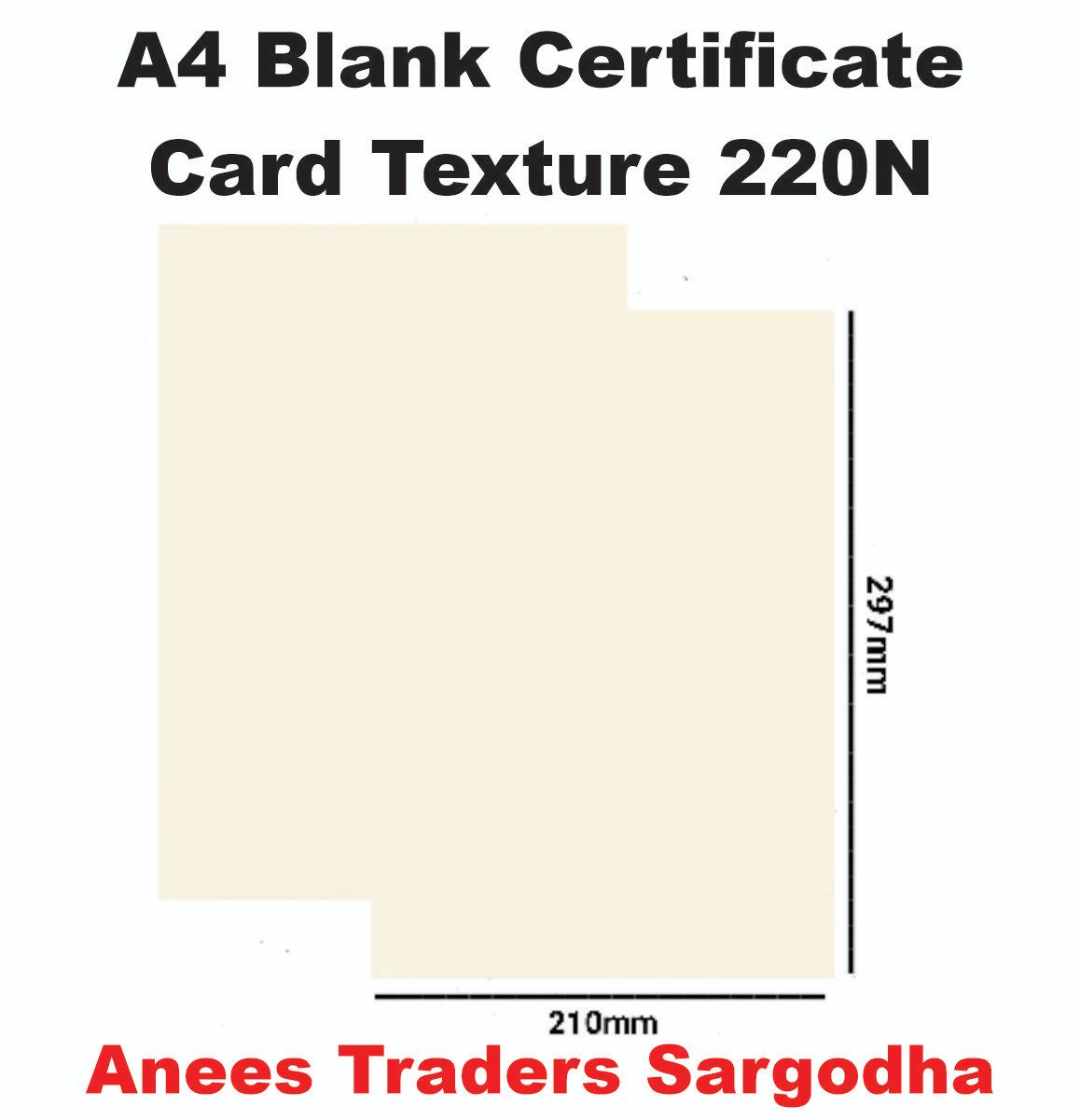 a4 certificate card texture wala 20 sheets ka pkt hai ek | Daraz.pk