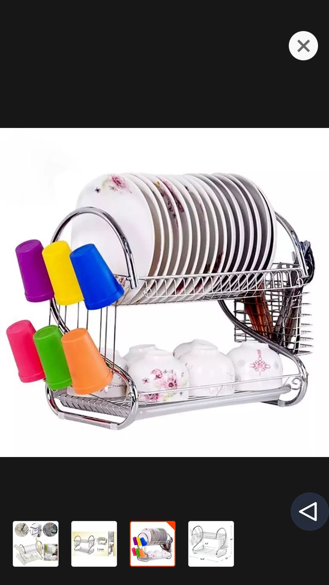 s shape crockery stand/ kitchen organizer/ dish rack premium quality ...