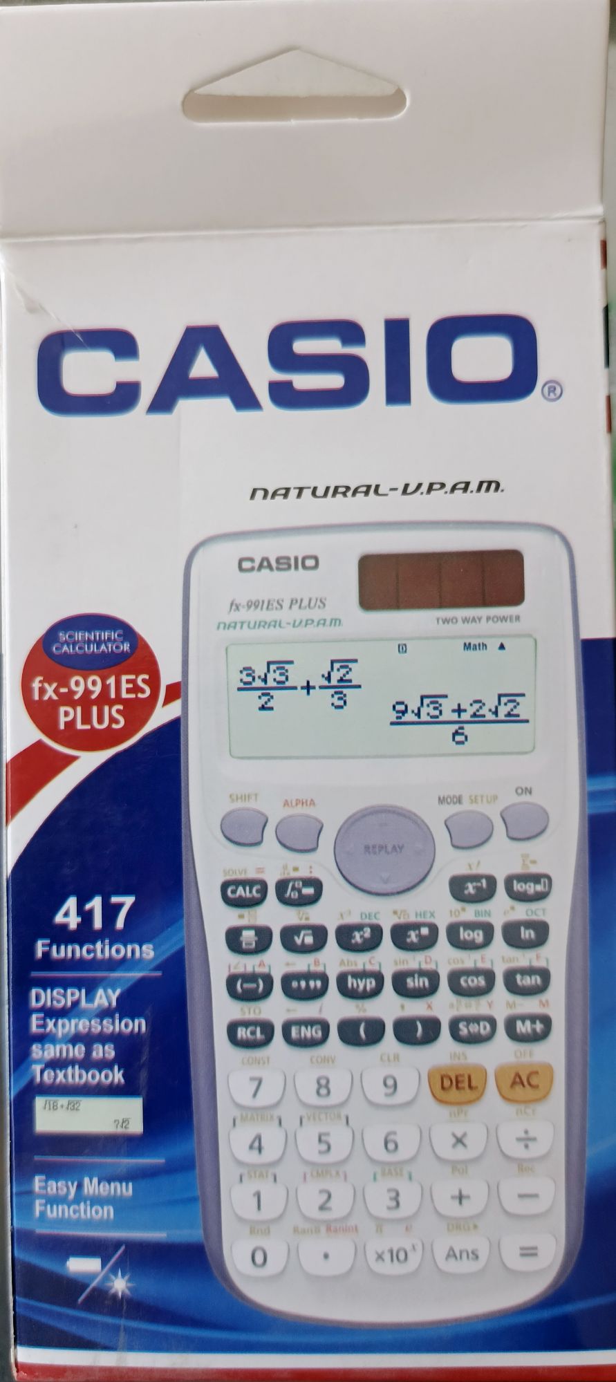 CALCULATER CASIO FX-991ES Plus FULL FUNCTION | Daraz.pk