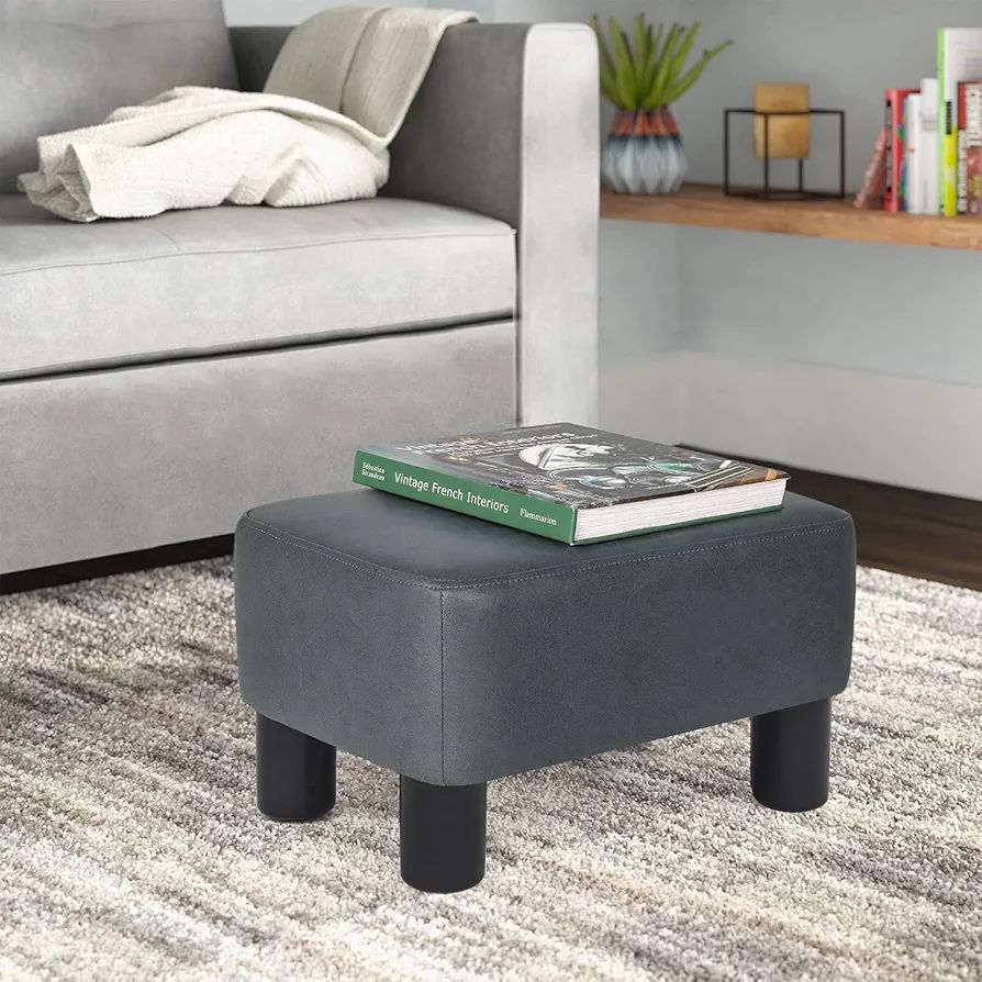 Foot Rest Ottoman Small Faux PU Leather Footstool , unique and ...