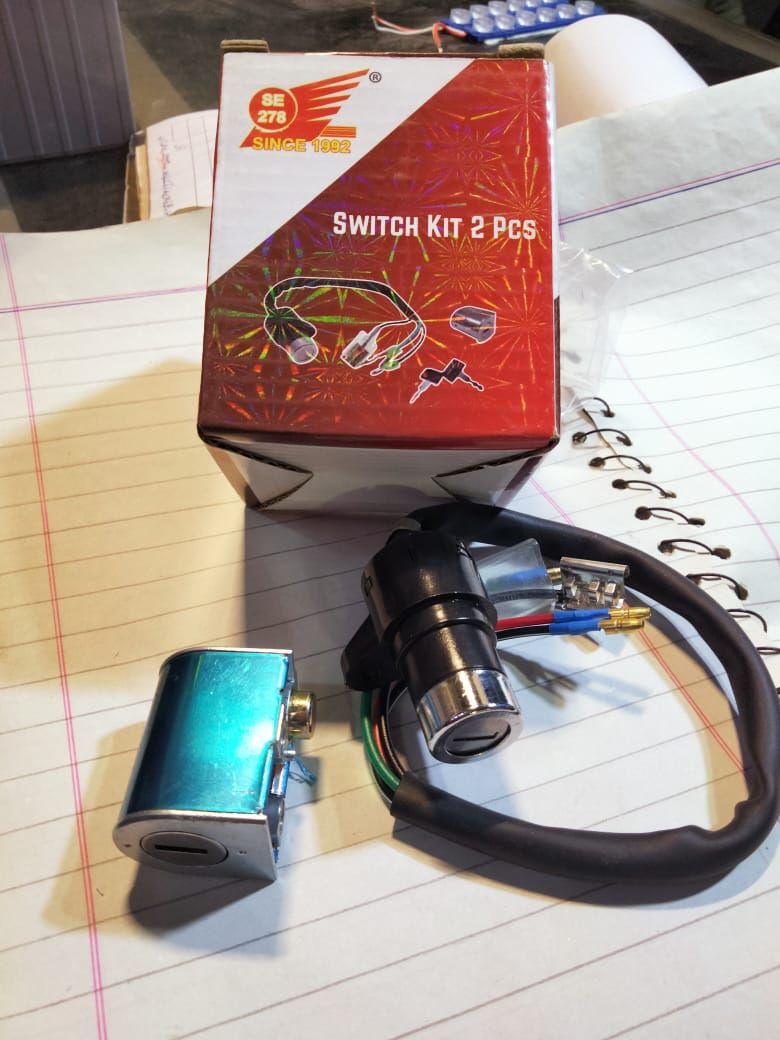 Ignition switch and Handle Lock for CD70 and China Bicks | Daraz.pk