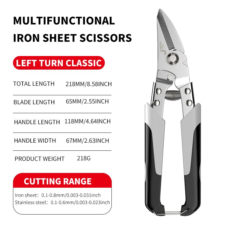 Professional Industrial Shears:Stainless Steel Scissors Tin Snips for ...