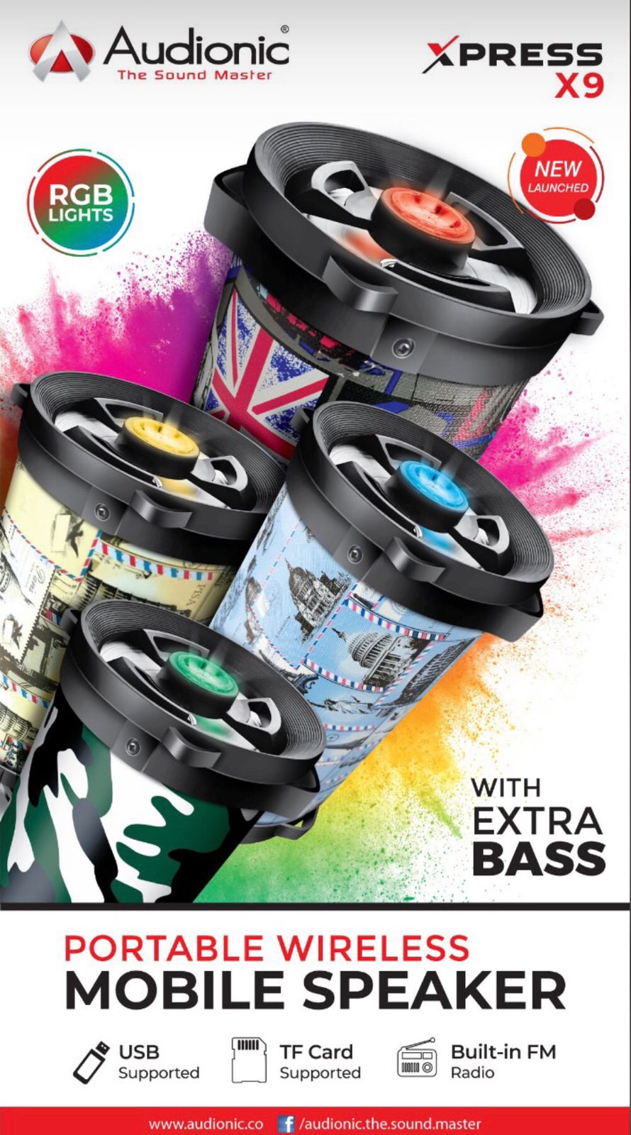 Xpress X9, portable Bluetooth RGB Speaker, Best price in Pakistan ...