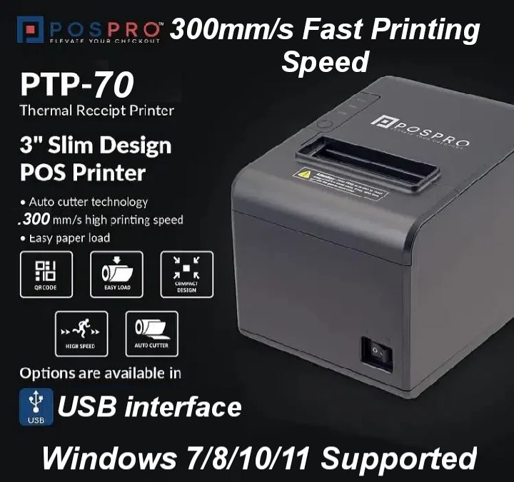 POS PRO PTP-70 POS Thermal Receipt Printer | Daraz.pk
