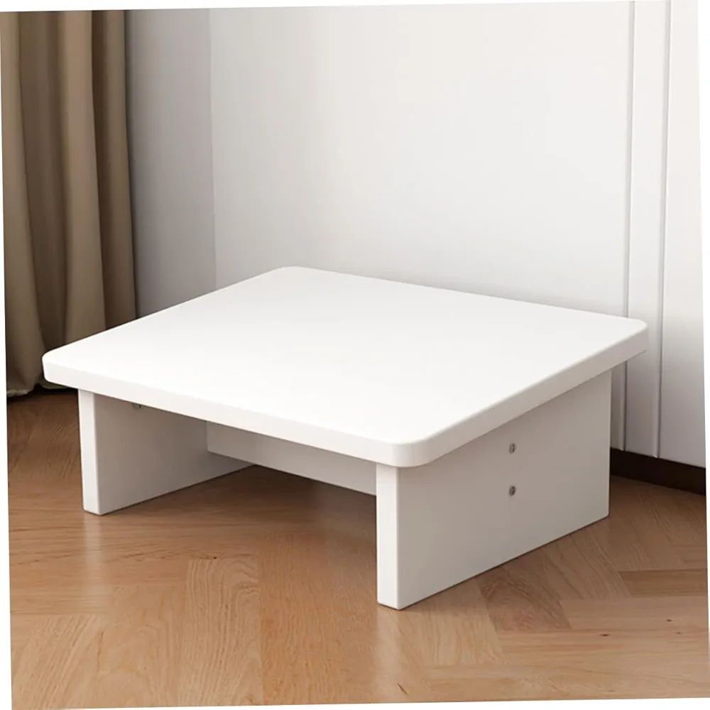 Under desk wooden footrest stool, footreat, footrest for computer table ...