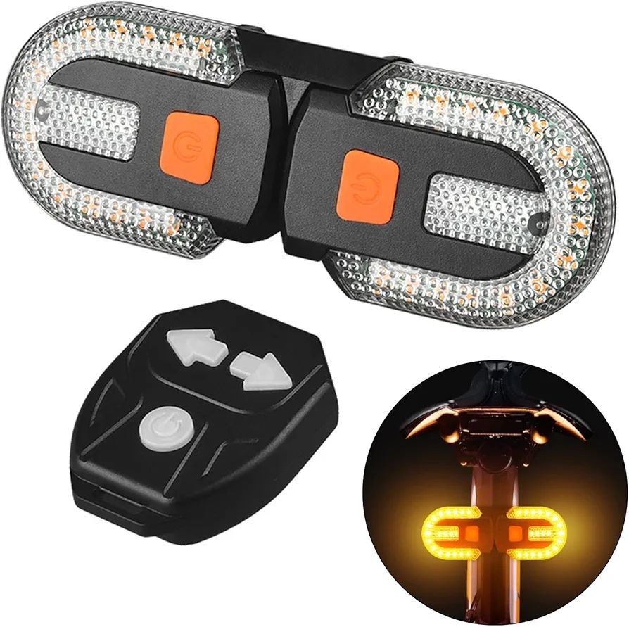 Bike Tail Light with Turn Signals - Split Bicycle Rear Lights ...