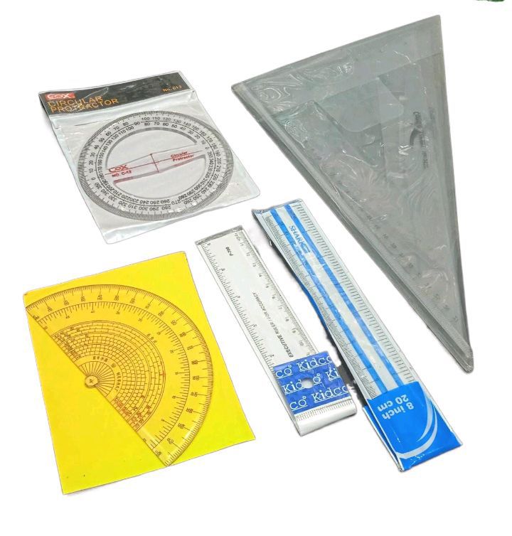 6 pc geometry scale set | Daraz.pk