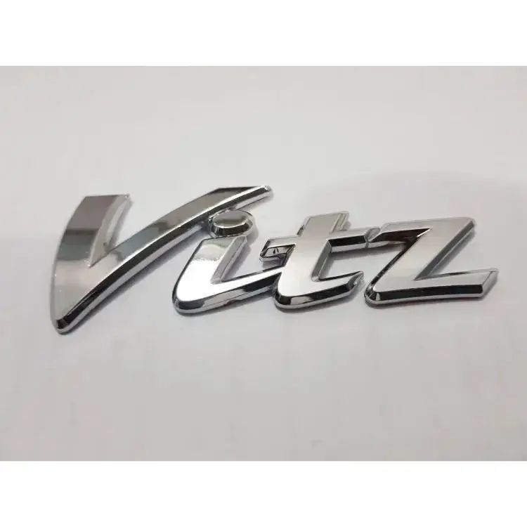 Toyota Vitz Logo Monogram Pure A1 quality diggi logo hard chrome | Daraz.pk