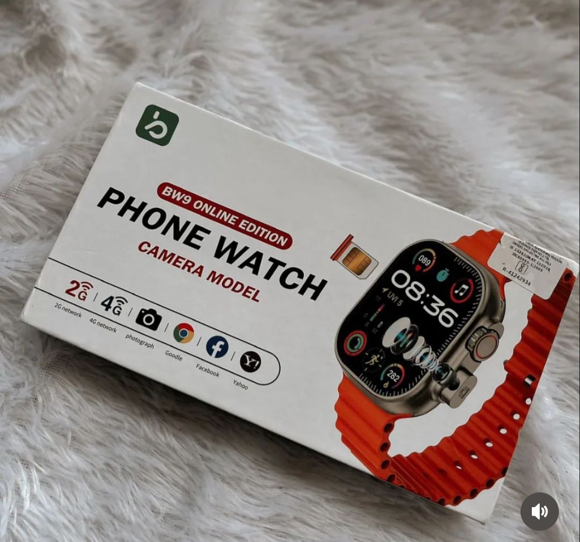 BW9 4G SIM + CAMERA MODEL Smart Watch ⌚️ with Charger | Daraz.pk