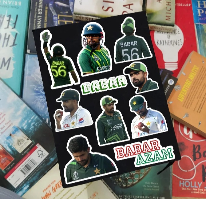 25/50 Babar Azam unique and aesthetic stickers for kids toys , phone ...