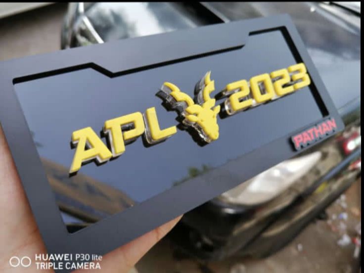 Bike Fancy Plate Costomized/Only Back Plate/Fancy Plate/Fancy Name ...