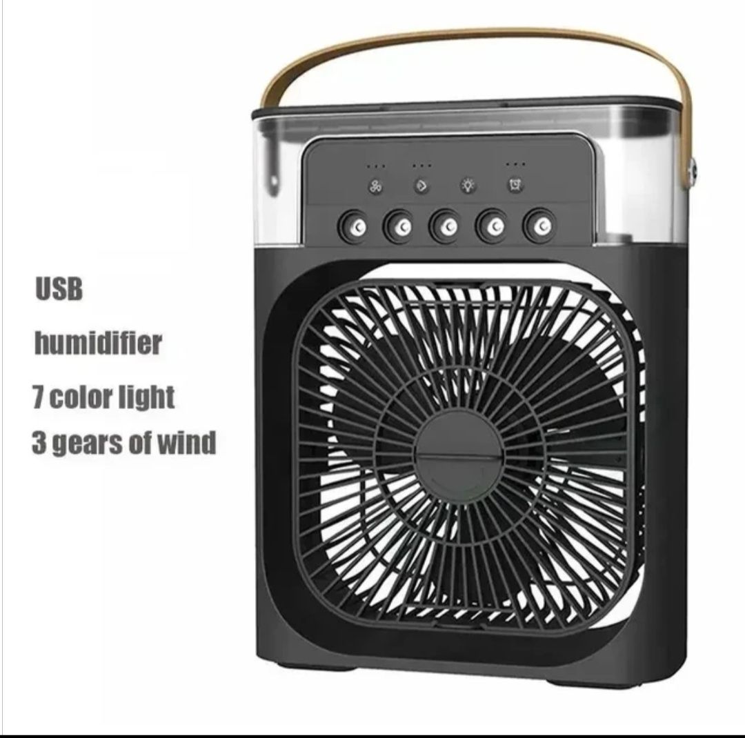 Portable 3 In 1 Fan AIr Conditioner Household Small Air Cooler LED ...