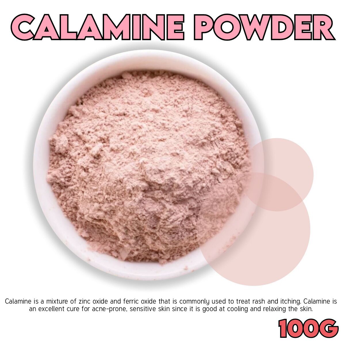 Calamine Powder 100 grams | Pink Calamine | Daraz.pk