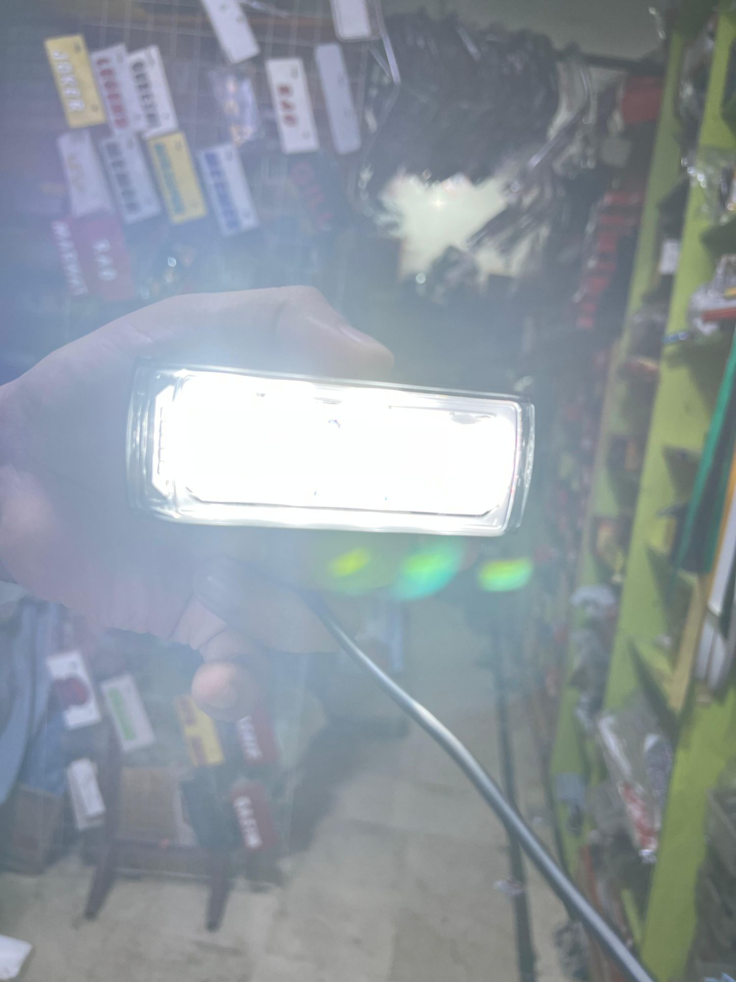 1 Pcs Bike Light four Lens Projector Driving LED Fog Work Light 4 Color ...