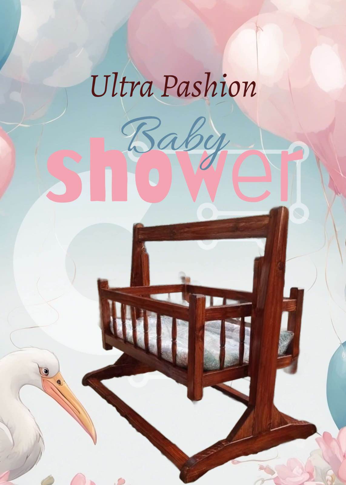 kids baby jhula swing jhola pure wooden polish high quality | Daraz.pk
