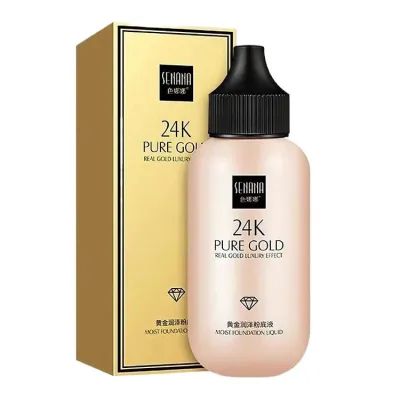 Senana 24K Gold Matte Liquid Poreless Foundation Makeup 50g | Daraz.pk