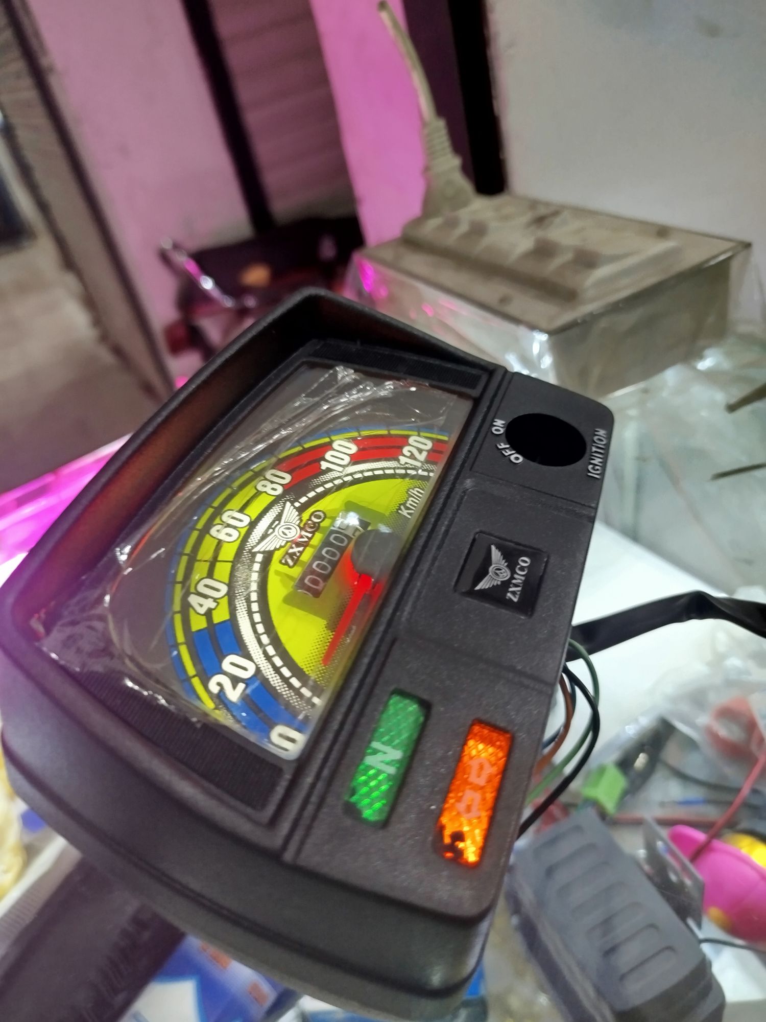 Led lightning speedo meter zmco bike use cd70 and all china cd70 ...