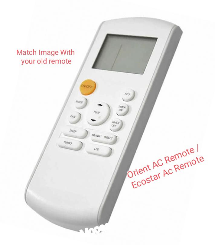 Orient Ac Remote / Ecostar Ac Remote / Air condition Remote | Daraz.pk