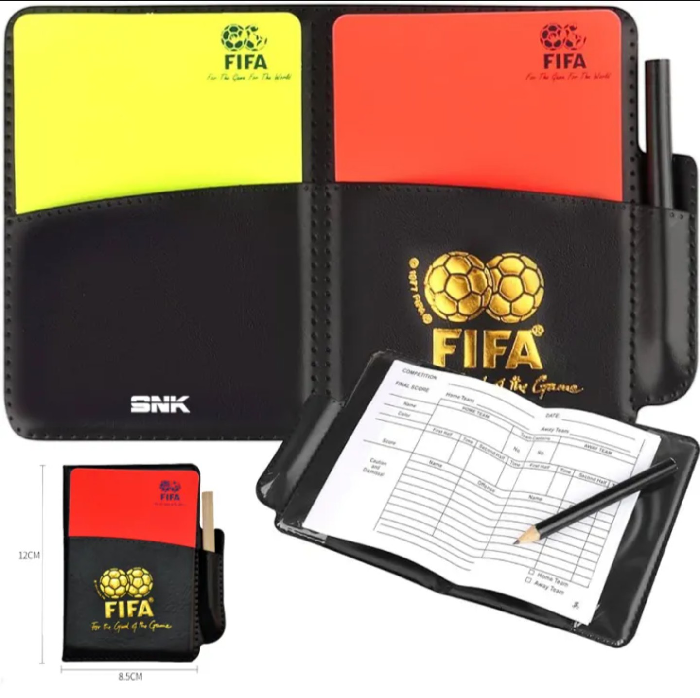 Football Referee Cards Score Book With Pencil | Daraz.pk