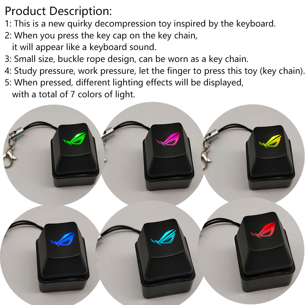 Mechanical Keyboard RGB Colorful Tester Fingertip Leisure and ...