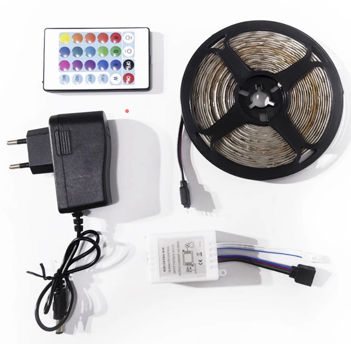 RGB 16 Colors LED Strip Color Changing Remote Control Light 15ft for ...