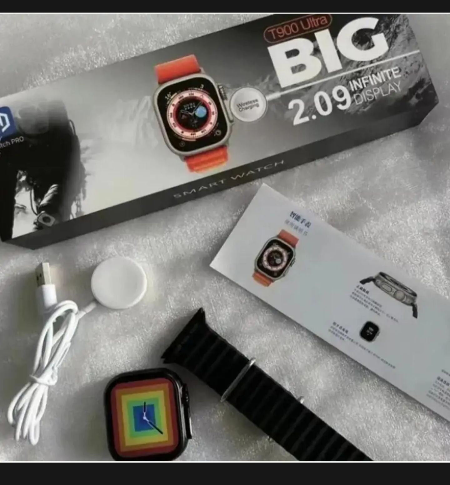 T900 Ultra Big 2.09 infinite Display Smart Watch Series 8Smart look and ...