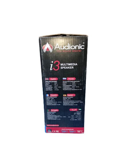 Audionic i3 MULTIMEDIA SPEAKER. Best For Laptop And mobile | Daraz.pk