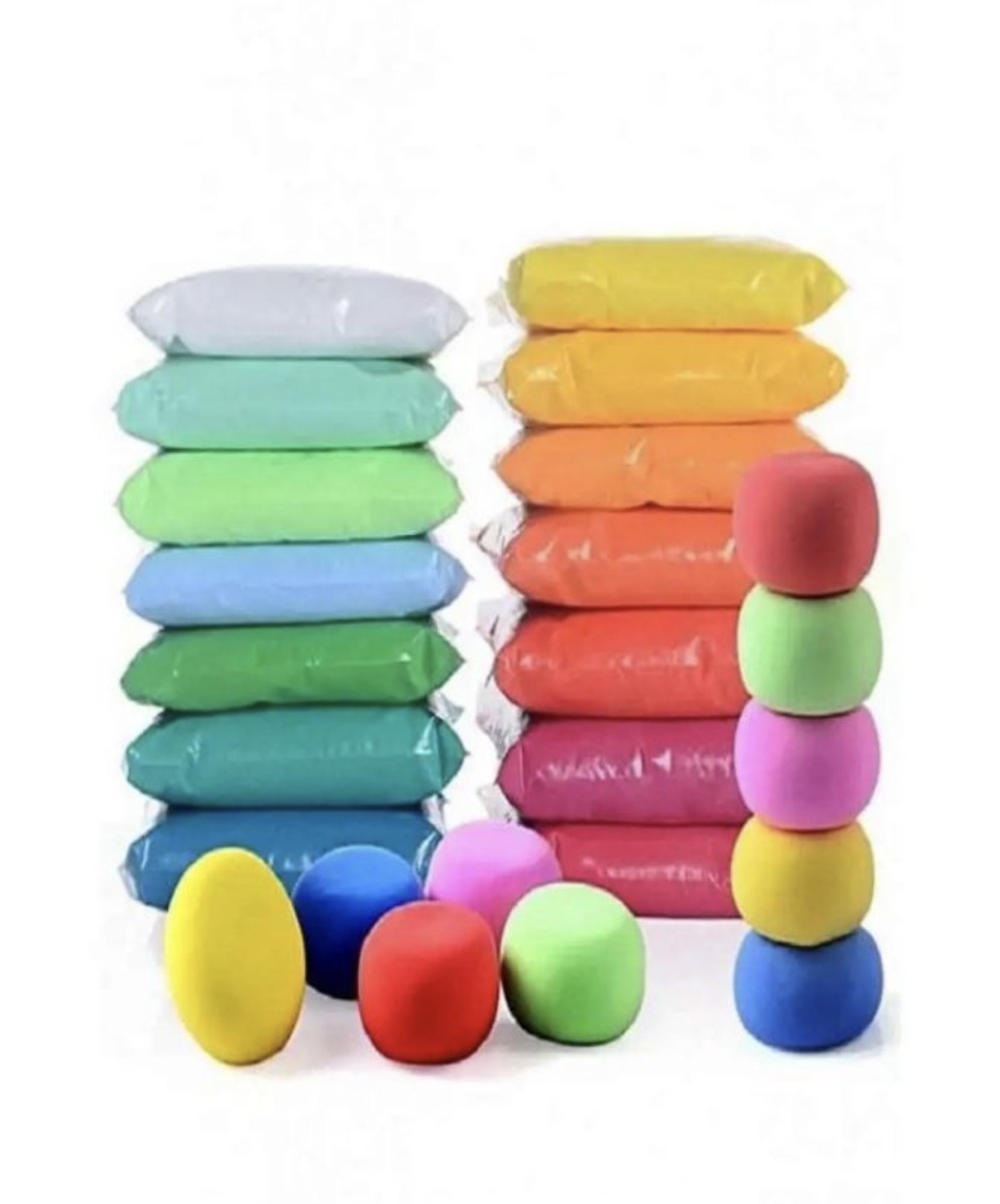 Pack of 6/12/18/24/30/36Fomic Playdough, Air Dry Polymer Clay Set For ...