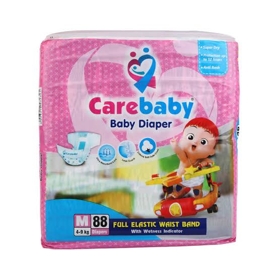 Care Baby Diapers Mega Pack Size Medium (88 count) | Daraz.pk
