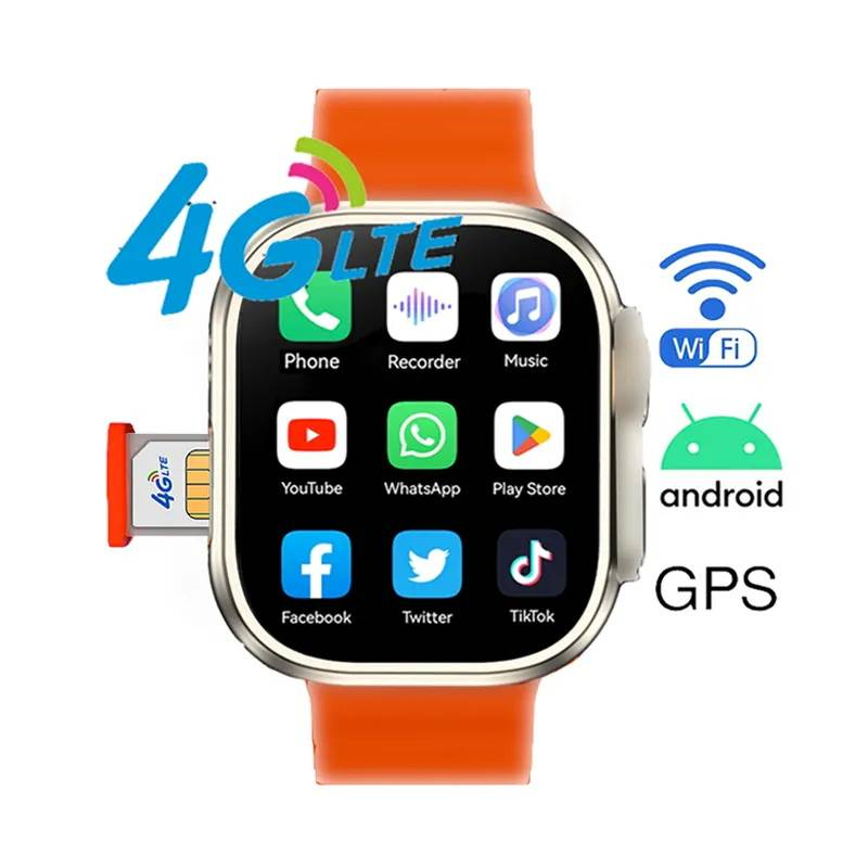 4G Ultra Smartwatch | Full Android | Big Screen | Social Apps | PTA ...