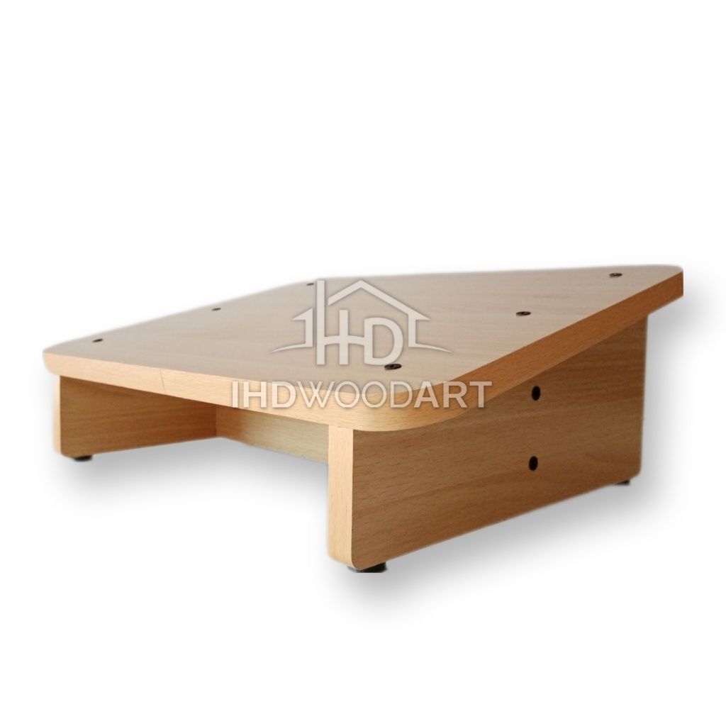 Footrest for Office & Home Under Desk Wooden Foot Rest Foot stool ...