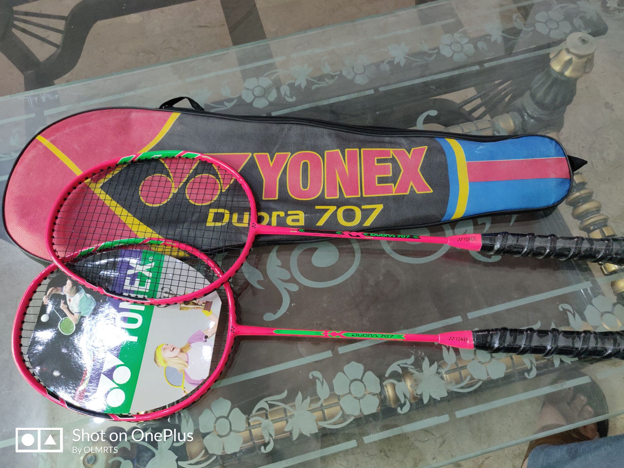 Yonex duora 707 pair of badminton racket joint less | Daraz.pk
