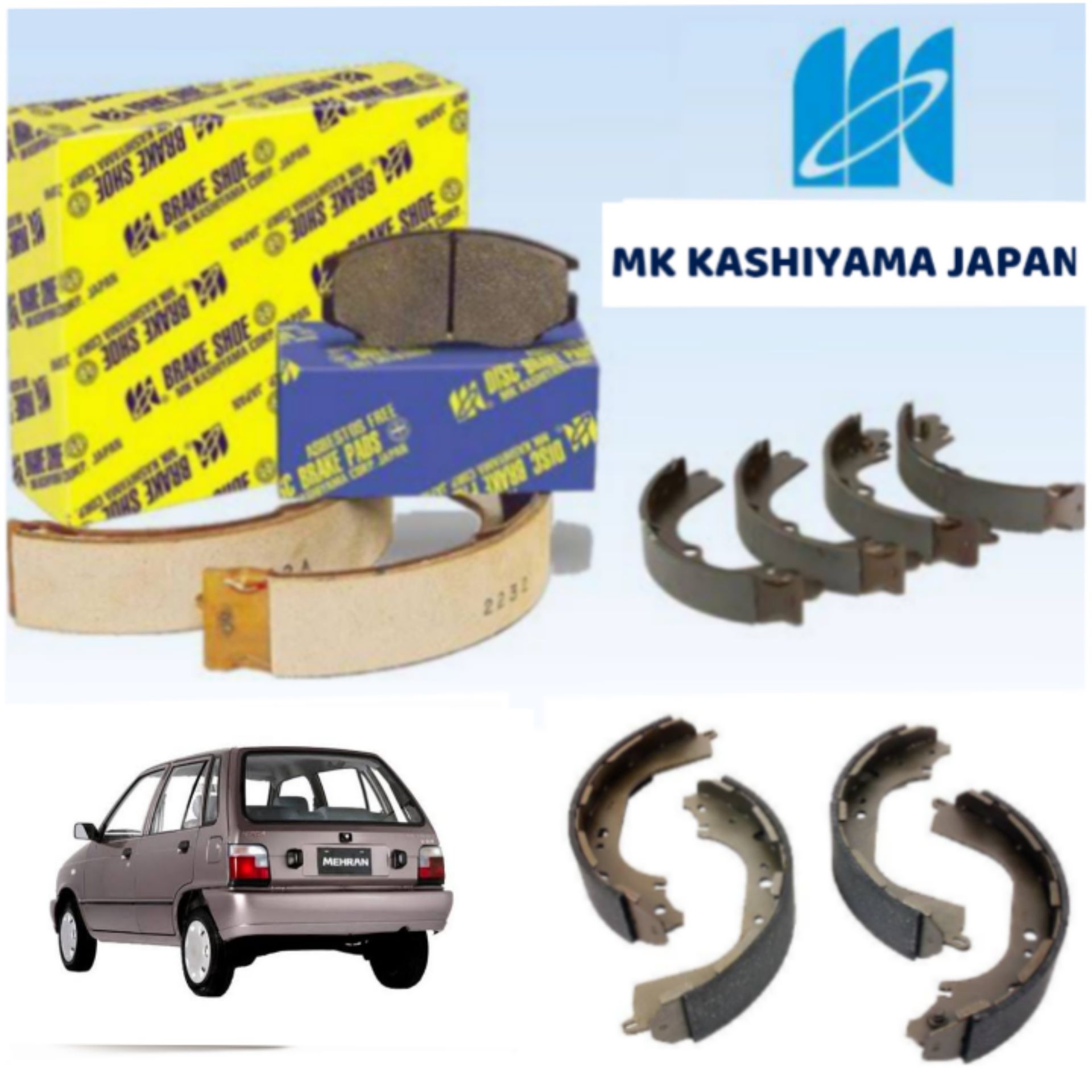 Rear Brake Shoe Suzuki Mehran MK JAPAN | Daraz.pk