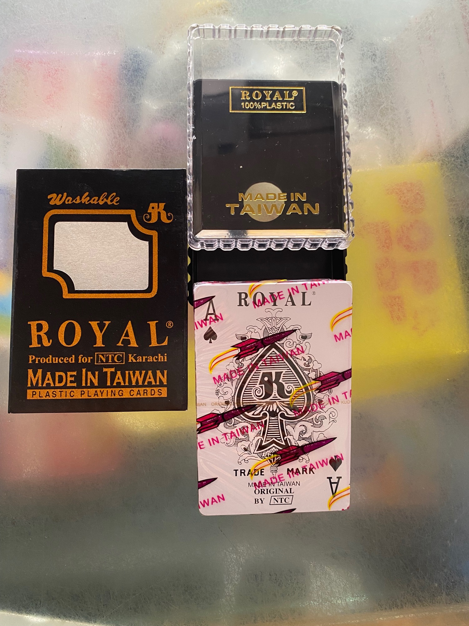 Original royal playing cards // Made in Taiwan//plastic playing cards ...