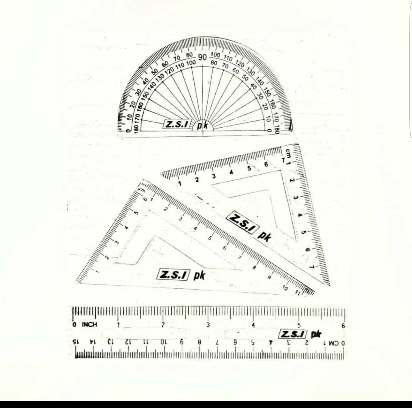 PK Square ruller set - pack of 4 | Daraz.pk