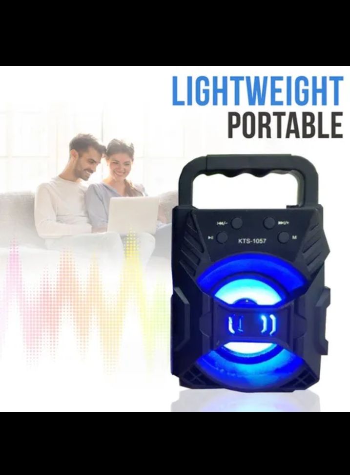 KTS 1057 Portable Bluetooth Speaker - RGB Lighting Portable Wireless ...