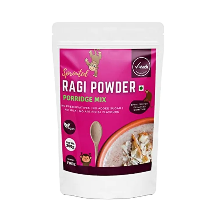 prouted Ragi Powder | Natural Finger Millet Flour | Kelvaragu Flour ...