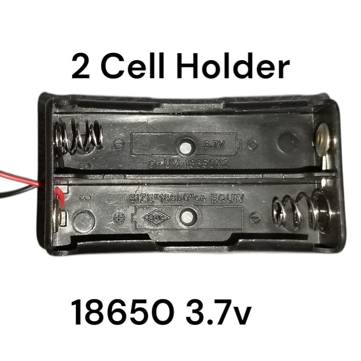 18650 cell battery holder, 1 cell, 2 cell, 3 cell, 4 cell For 18650 ...
