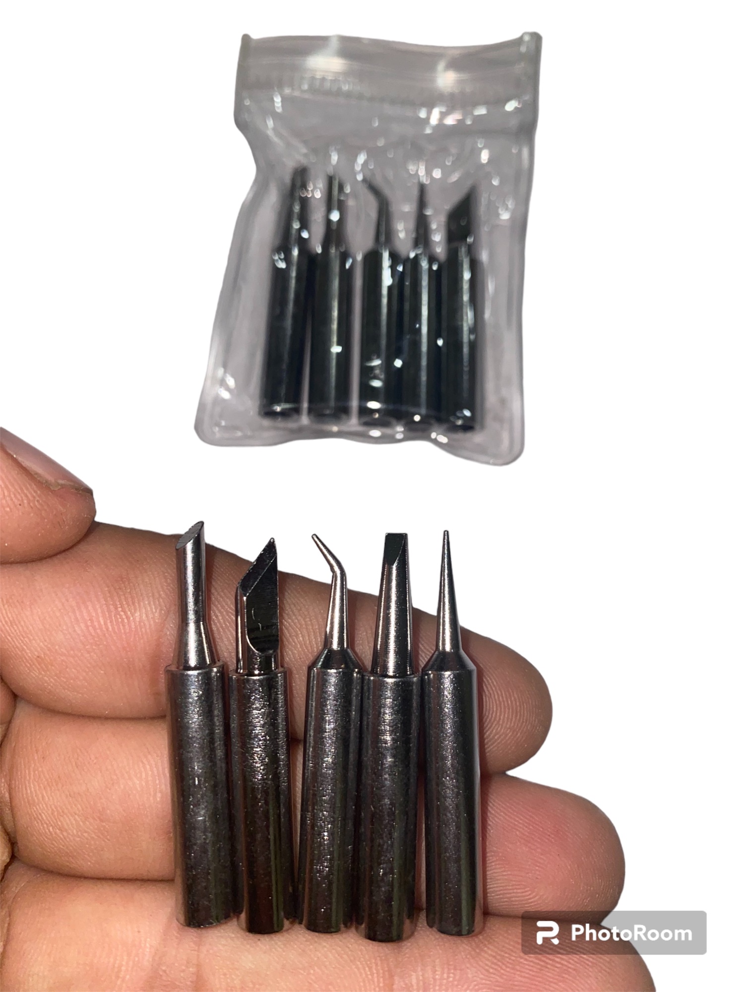 5 in 1 Soldering Iron Bit Set 900m silver | Daraz.pk