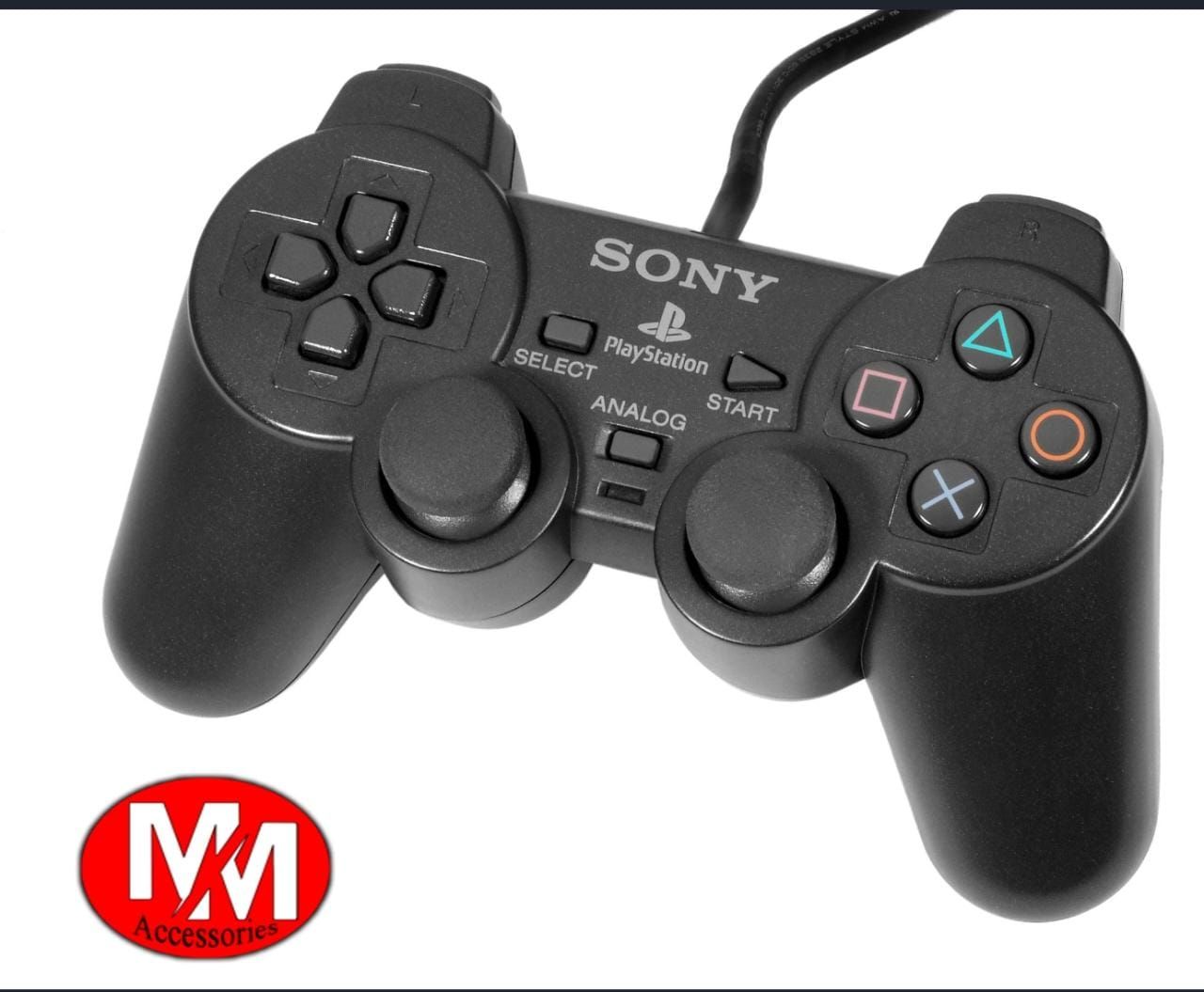 PlayStation 2 Dualshock Controller Black - PS2 - Playstation 2 - Black ...