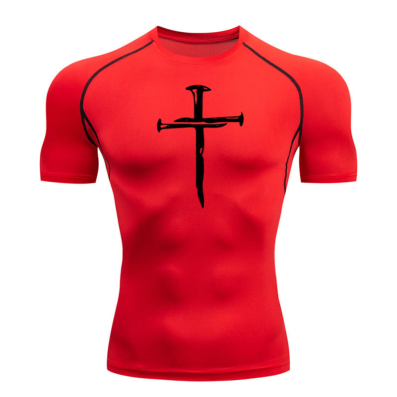 Christian Workout Compression Shirts Athletic Quick Dry Tshirts Tees ...