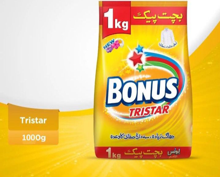 Original Bonus Surf Tristar Detergent Washing Powder 1000 G (1 KG ...