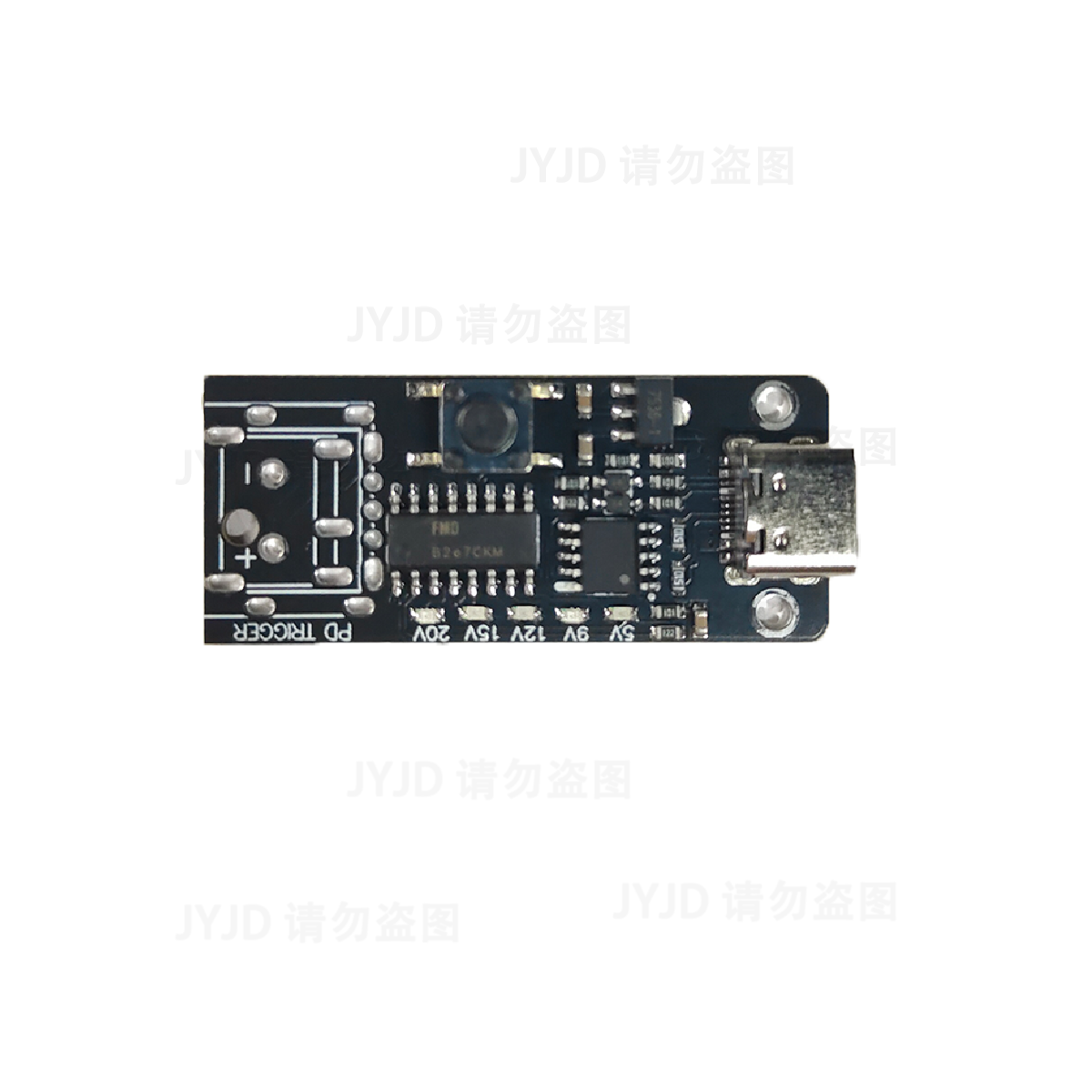 100W 5A USB-C Fast Charge Trigger Board Module PD/QC Decoy Board USB Type-c PD 2.0 3.0 Power ...
