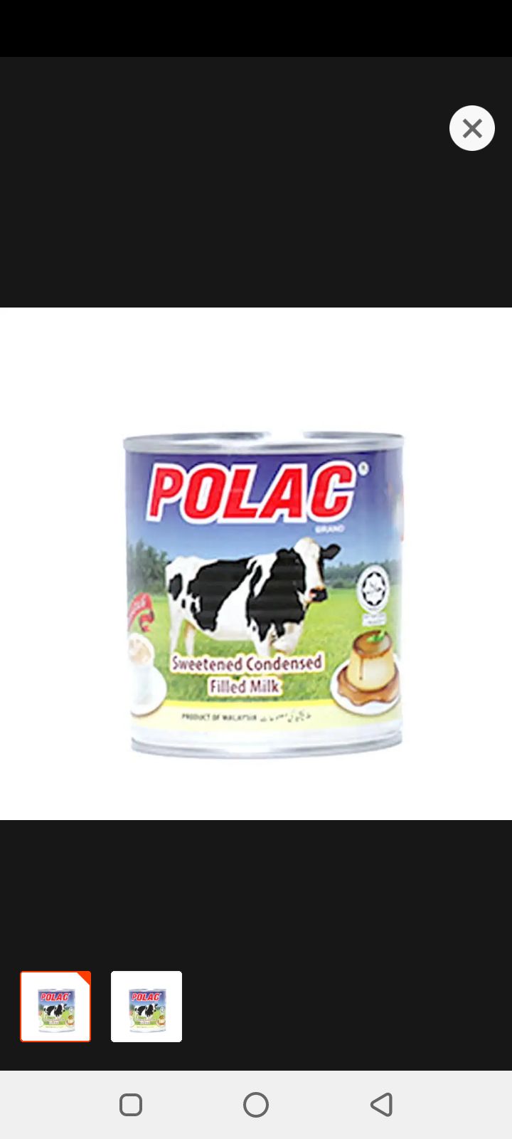 Polac sweetened condensed milk Tin pack 390 | Daraz.pk